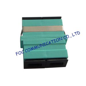 Quality OM3 Fiber Optic Adapter SC Duplex Short Ear High Stability For Telecom Networks for sale