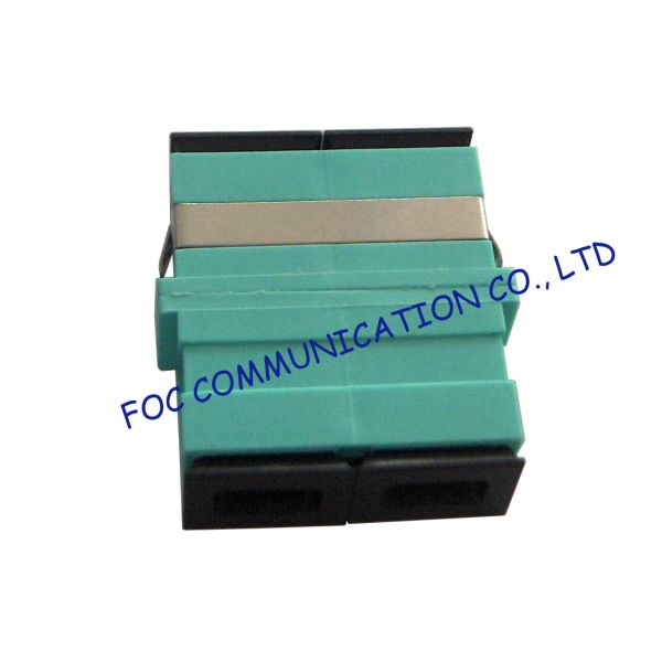 Quality OM3 Fiber Optic Adapter SC Duplex Short Ear High Stability For Telecom Networks for sale