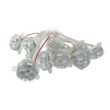 Quality DC 12V IP65 Mini Full Color Pixel Led Lamp 30mm Holidays Light With Lens for sale