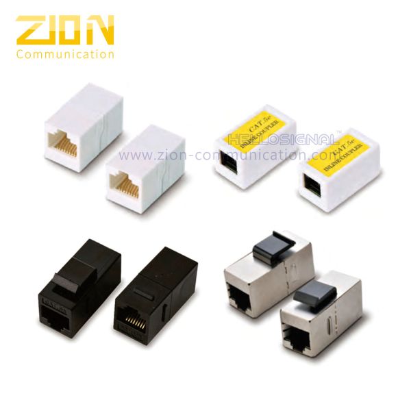 Quality UTP CAT5e and CAT6 Keystone Jack Coupler with FTP CAT6 Ethernet Jack for Reliable Connectivity for sale