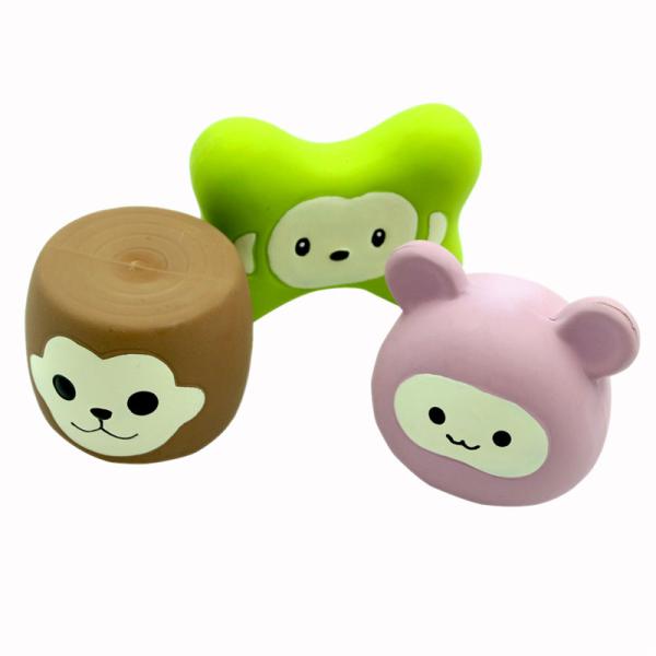 Quality BSCI Plastic Latex  Durable Indestructible Squeaky Dog Toys Ball for sale