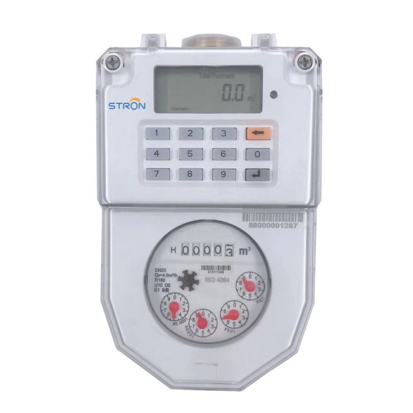 Quality Prepaid / Postpaid Smart Electronic Water Meter With Non Return Valve for sale