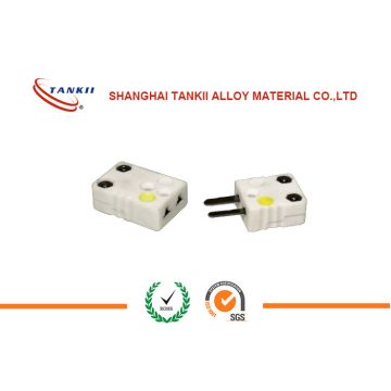 Quality Standard black J Type Thermocouple Connector plug with solid pin used for for sale