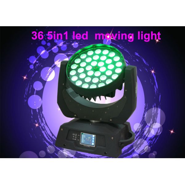 Quality DMX RGBW 36 x 10w LED Moving Head Light For Concert / Theatre Stage Lighting for sale