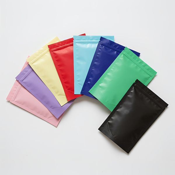 Quality Recyclable Reusable Small Zipper Bag Good Waterproof Sealing Performance PE Composite Flaxseed Pouch for Deodorant Milk Jelly for sale
