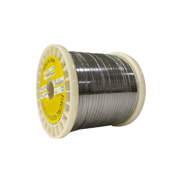 Quality Electrical Resistance Wire Nickel Chromium 80/20 Flat Wire Ni80 Cr20 Ribbon Wire for sale