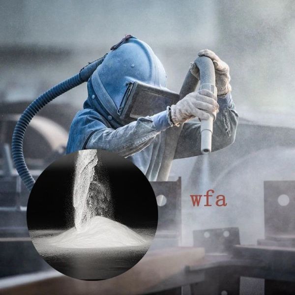 Quality 99% Wfa White Corundum Sand F24 White Aluminum Oxide Grits For Polishing Blasting for sale