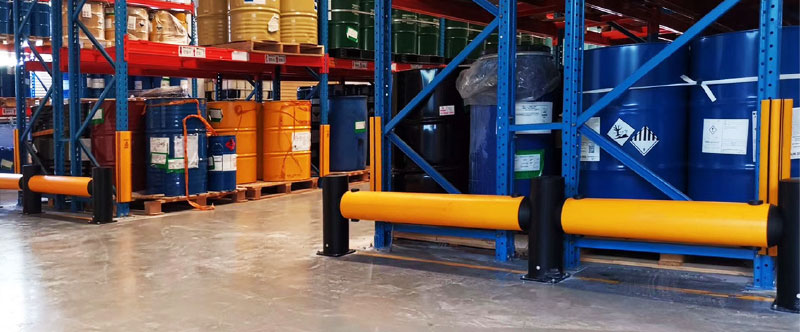 Racking Upright Protectors  Rack End  Protector Guard  Warehouse Safety Bollard