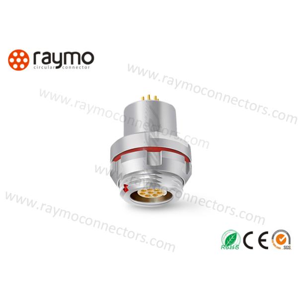 Quality Fischers 0F 8 Pin IP68 Waterproof Brass Circular Connector for sale