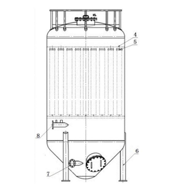 Quality 48m3 filtration Dust Collector AAC Block Machine for sale