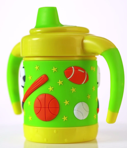 Quality OEM 6oz 160ml Baby Weighted Straw Cup Soft TPE Spout for sale