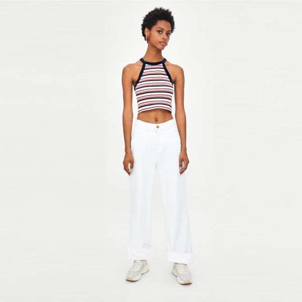 Quality Factory Price Women Summer Stripes Cotton Tank Top for sale