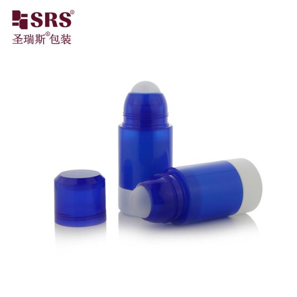 Quality 50ML Empty Cosmetic Packaging Roller Steel Ball Bottles  Refillable Roll On Bottle for sale