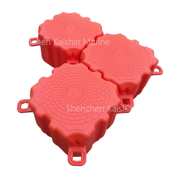 Quality Modular Plastic Floating Dock Cubes Platform Dock Float Waterpark Jet Ski for sale