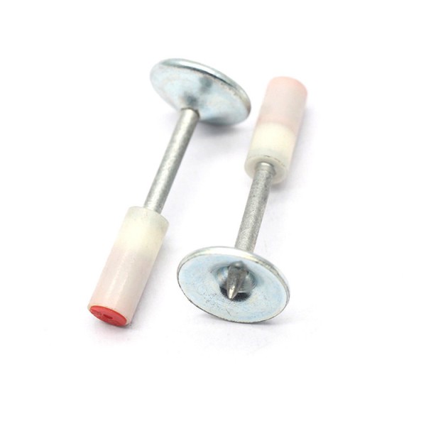 Quality 7.3mm Head Diameter Steel and Plastic Integrated Ceiling Nails for Ceiling for sale