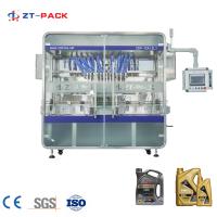 Quality Auto Plastic Bottle Jerry Can Lubricant Oil Filling Packing Machine 1L~5L for sale
