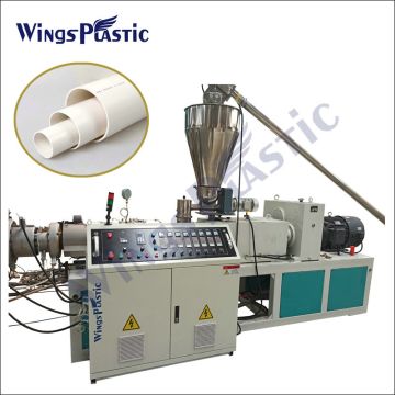 Quality PVC Pipe Extruder Machine Conical Twin Screw Pvc Pipe Machine PVC Pipe Extrusion for sale