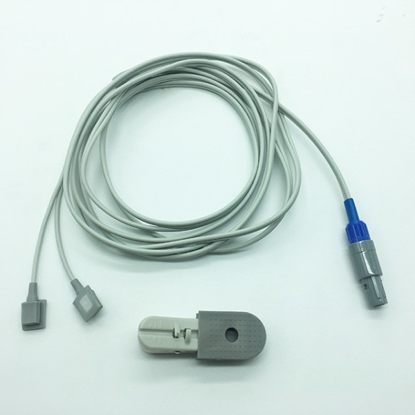 Quality Adult Ear Clip Spo2 Sensors 3 Meter Cable Medical Materials 6 Months Warranty for sale