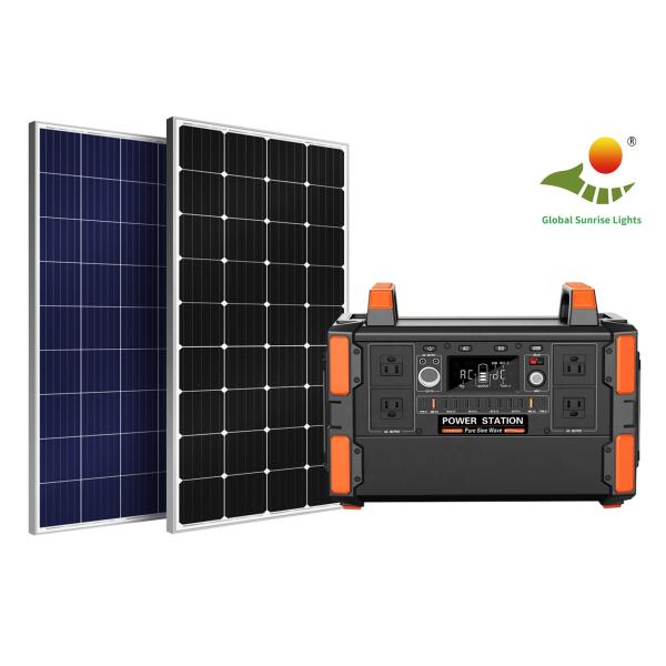 Quality Household Solar Generator Power Camping 1KW RoHS Portable Solar Power Station for sale