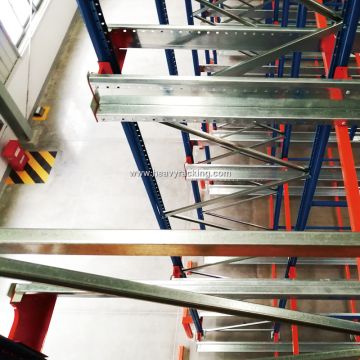 Quality Radio Shuttle Racking Warehouse Storage Rack Pallet Runner Rack Shuttle Rack for sale
