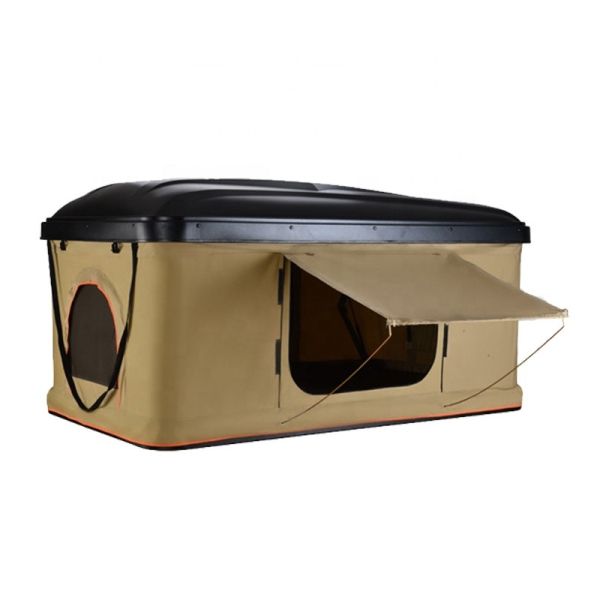 Quality ABS Hard Shell Pop Up Car Tent Rectangular Rooftop Camping Tent For Truck Suv for sale