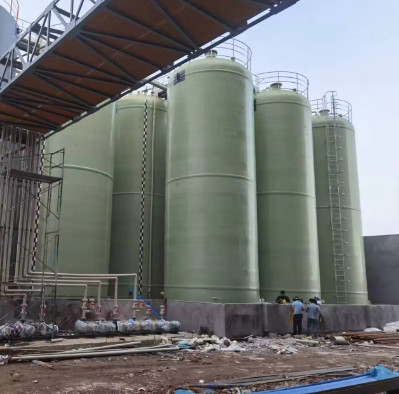 Quality All Size Acid Material FRP Storage Tank For Chemical Production Line for sale