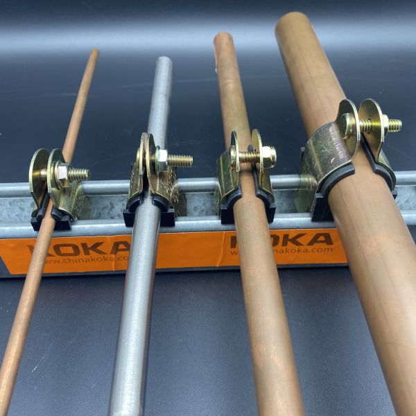 Quality Heavy Duty Insulated 3/4'' Galvanized Steel Unistrut Cushion Clamps for sale
