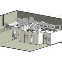 Quality Modular Purification Hardwall Clean Room Different Cleanliness Level 50Hz Lab for sale