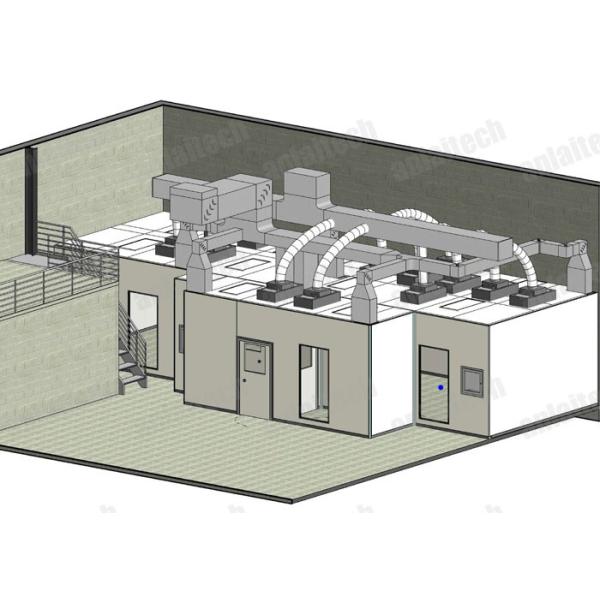 Quality Modular Purification Hardwall Clean Room Different Cleanliness Level 50Hz Lab for sale