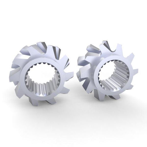 Quality Twin Screw Extruder Toothed Mixing Elements Customized Size Industrial Extrusion Machine Parts for sale