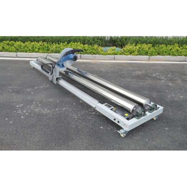 Quality 3m Length Semi-automatic Roll Cutting Machine For Flex Banner , sticker Roll for sale