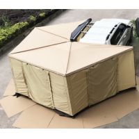 Quality 7 - 8 - person, 270 - degree quick - opening pentagonal car - side awning tent for sale