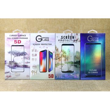 Quality Electronics Screen Protector Packaging Envelope Box Offset CMYK Printing for sale