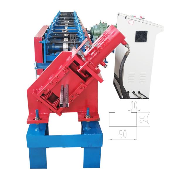 Quality 16 Rows Purlin Roll Forming Machine / C Channel Roll Forming Machine Width 80-300mm for sale
