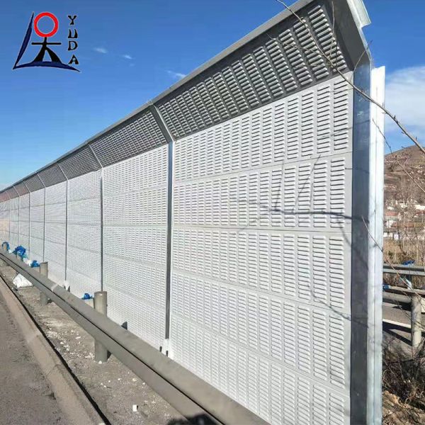 Quality 2m~4m Sound Barrier Fence Road Noise Barrier Panel Walls For Highway Road for sale
