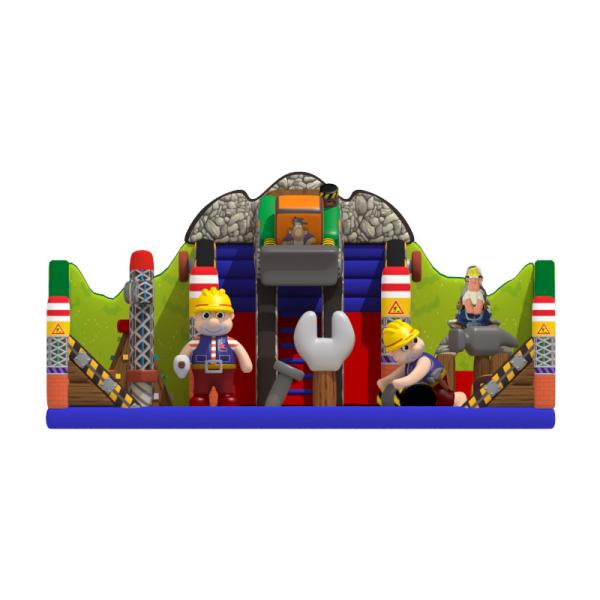 Quality Building Themed Inflatable Fun City Simulate Construction Place Waterproof PVC for sale