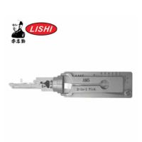 Quality Original Lishi 2in1 Lock Picks AM5 Pick Blank Keys Stainless Steel Silver for for sale
