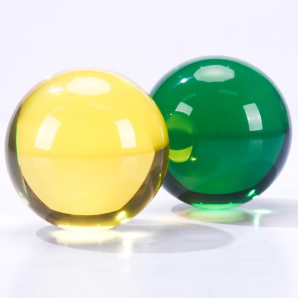 Quality Custom large acrylic sphere transparent acrylic resin Contact Juggling balls for sale