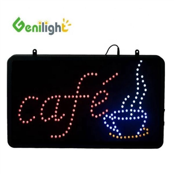 Quality Efficiently Promote Your Cafe Catering Business with OPEN Neon Board and for sale
