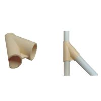 Quality ABS 45 Degree Pipe Fittings , 6mm Thickness Dia 28mm Pipe Connectors for sale