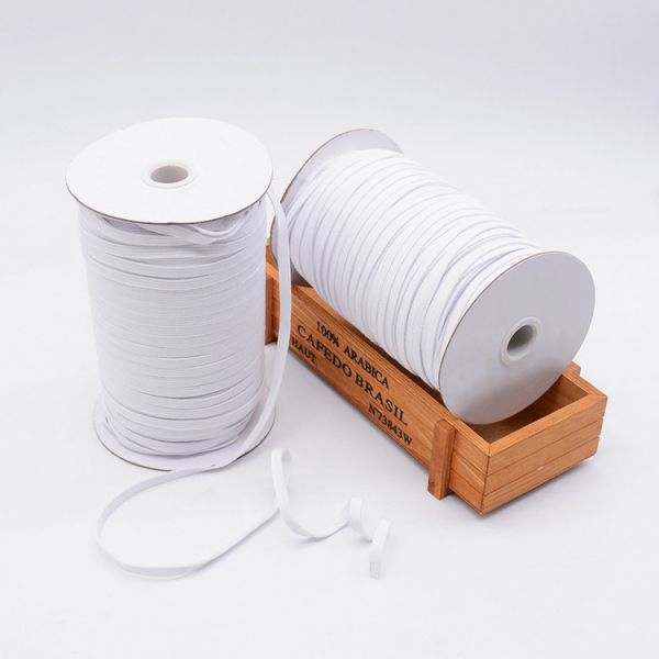 Quality White Flat 100m/Roll 5mm Macrame Cord Rope for sale