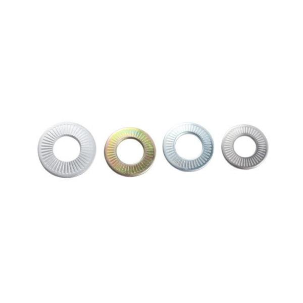 Quality Zinc Dacromet 22mm Serrated Conical Washer Standard Knurling Disc Spring for sale