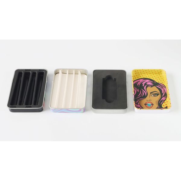 Quality Rectangular Child Resistant Tin Box The Most Secure Candy Storage Solution for sale