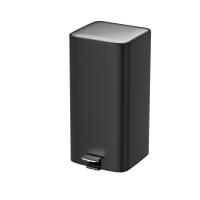 Quality 28L SS Rectangular Pedal Trash Can Waste Bin With Rolling Cover Type for sale