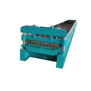 Quality 5.5kw 400H Steel Galvanized Roof Tile Roll Forming Machine for sale
