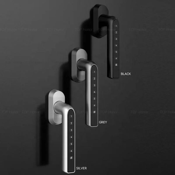 Quality Aluminium Window Smart Lock Digital Password Anti Peep Code Mechanical Unlock for sale