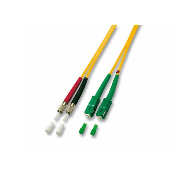 Quality 2 Cores Multimode Fiber Optic Patch Cables 10FT DIN to E2000 APC LSZH Jacket for sale