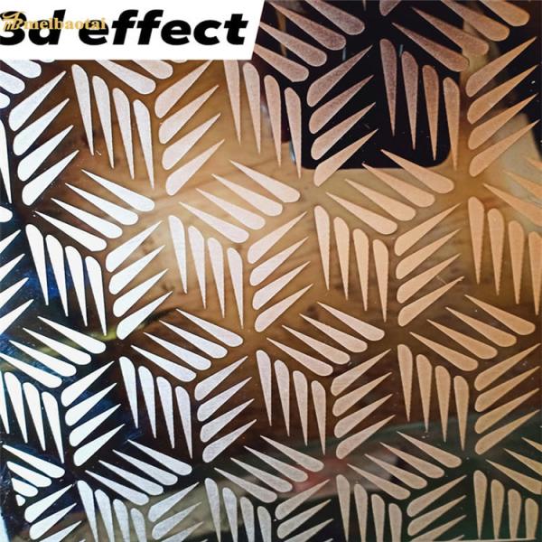Quality Silver Super Mirror Etched Stainless Steel Sheet Metal Plate for sale