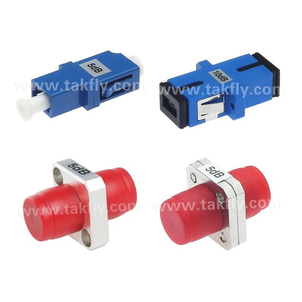 Quality Fiber Optic Attenuator Fixed Female-Female LC/SC/FC for FTTx Telecom Data Center for sale