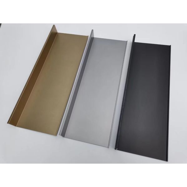 Quality Black LED Light L Shape Aluminum Shelf Display Shelf with and Customers' for sale